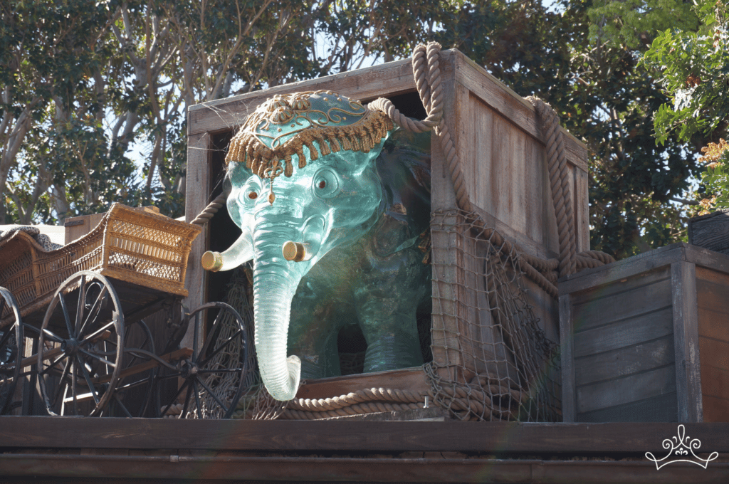 Jade Elephant in Disneyland's Adventureland