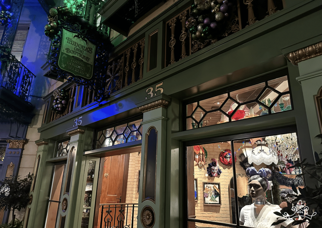 Eudora's Chic Boutique in Disneyland's New Orleans Square